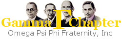 Gamma Γ Chapter | Omega Psi Phi Fraternity, Inc.